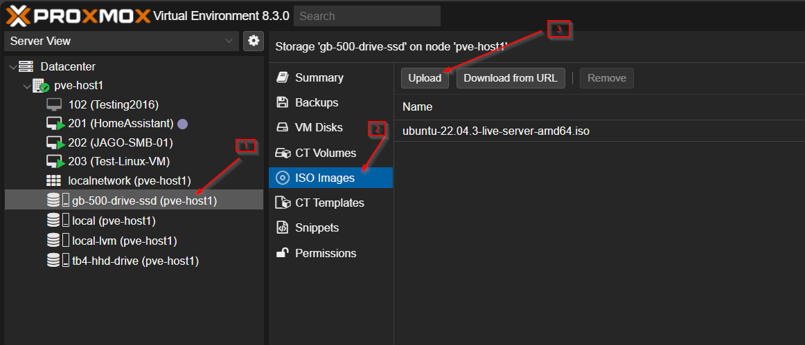 Create an Ubuntu 20.04 Server VM in Proxmox
